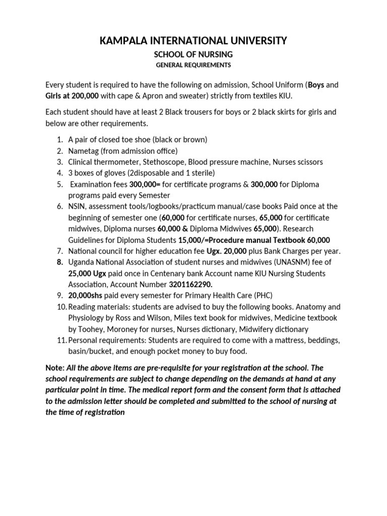 General Requirements | PDF