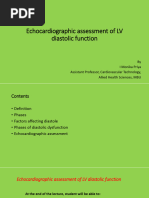 Diastolic Assessment ASE Guidelines | PDF | Diastole | Echocardiography