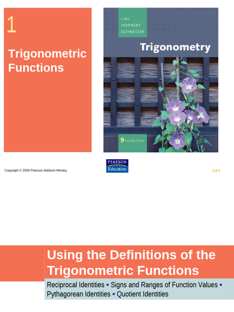 Trigonometric Functions and Identities | PDF | Trigonometric Functions ...
