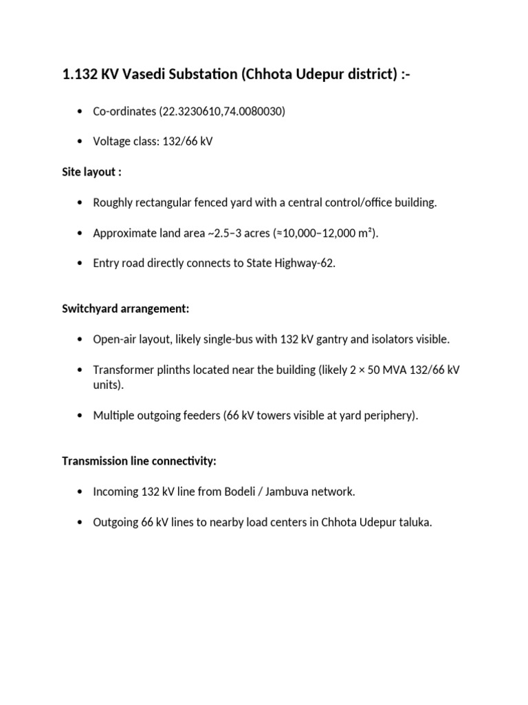 132 kV Substation Overview and Details | PDF