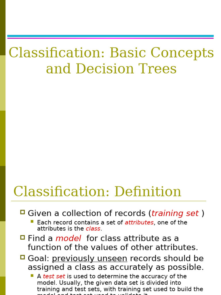 6 Classification DecisionTree | PDF | Statistical Classification ...