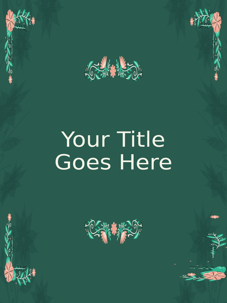 36. Floral Drawings | PDF | Microsoft Power Point | Software