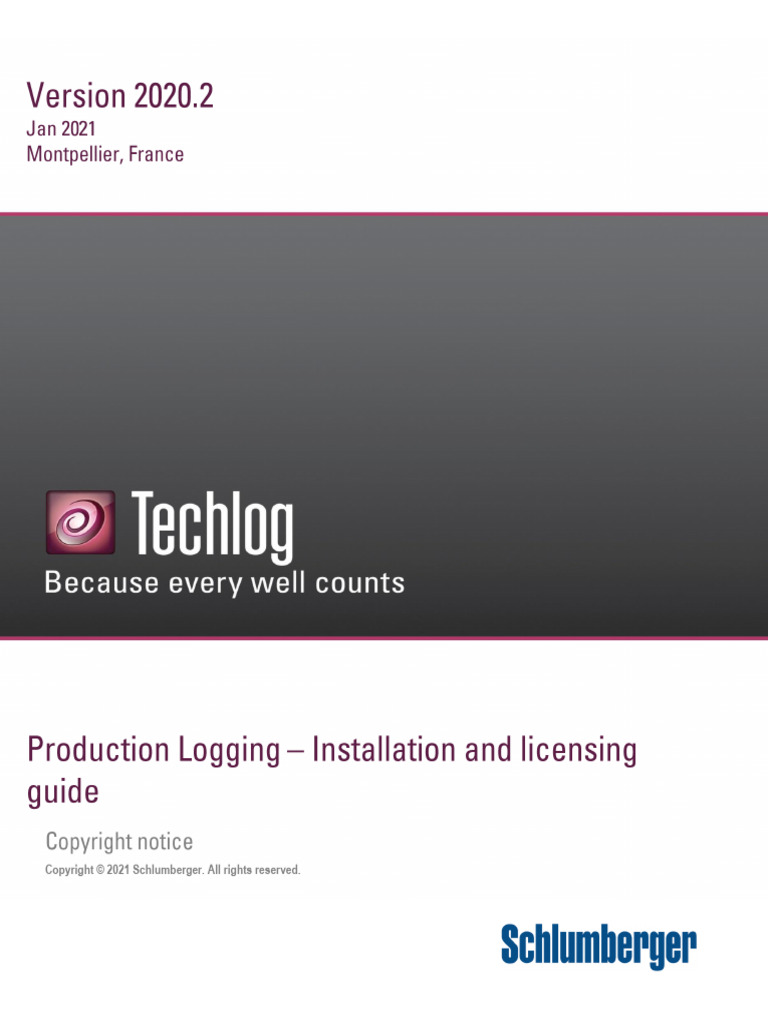 Production Logging v20202 InstallationGuide | PDF | Computer Data ...
