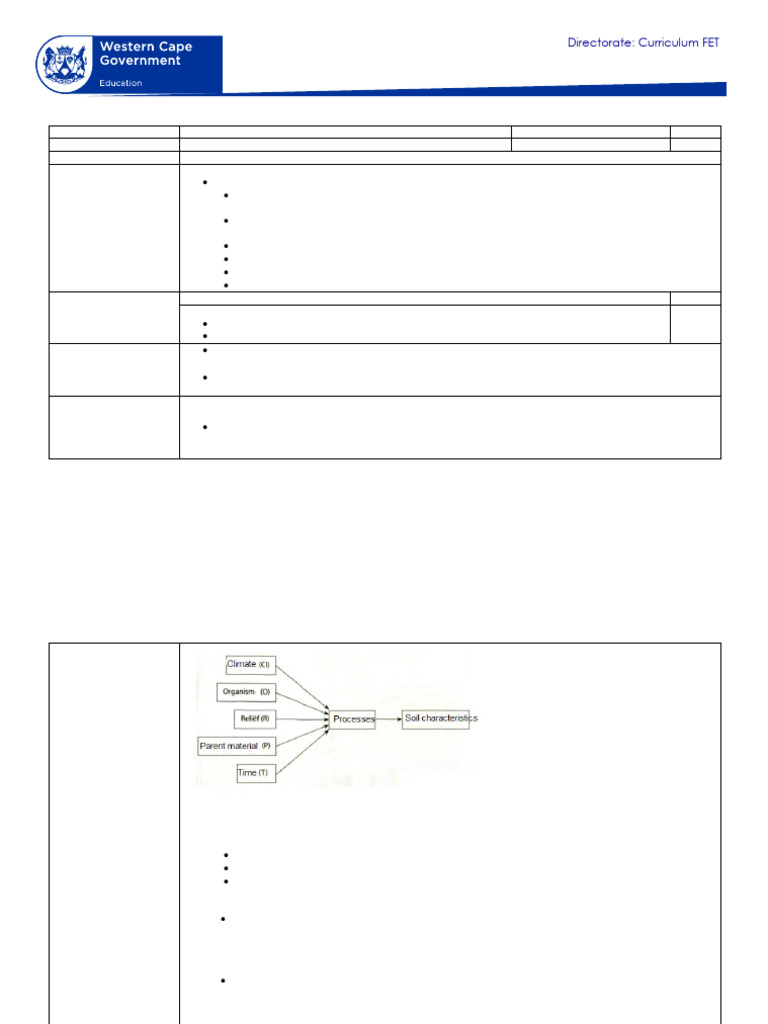 Soil Formation Factors in Grade 10 | PDF | Soil | Natural Environment