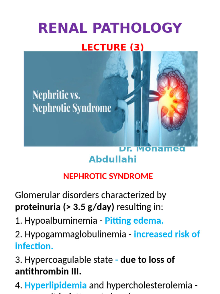 L3 Nephrotic Syndrome and Nephritic | PDF | Clinical Medicine | Medical ...