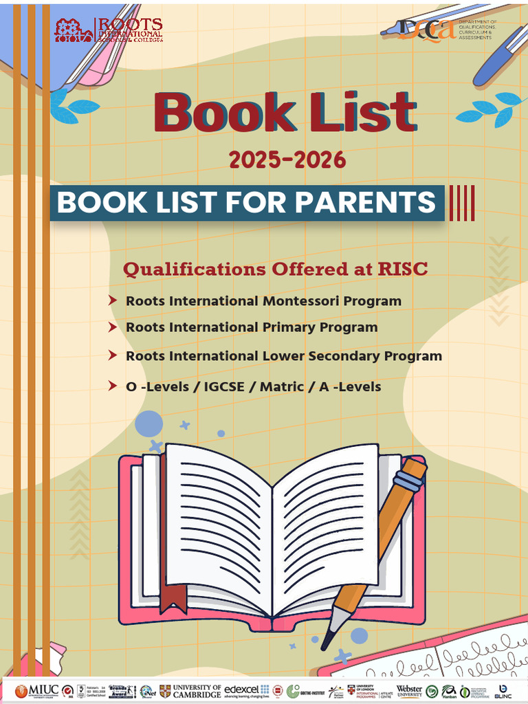 Grade 2 Book List for Parents | PDF | Stationery | Printing Materials