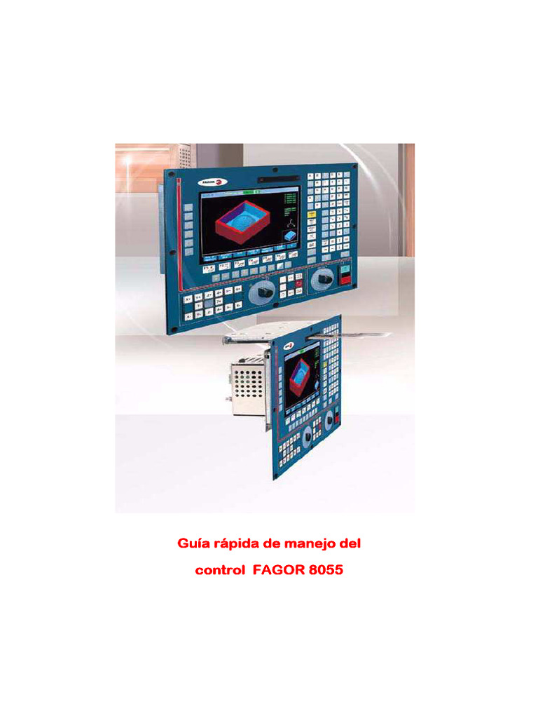 Guía rápida control FAGOR 8055 | PDF | Programa de computadora ...