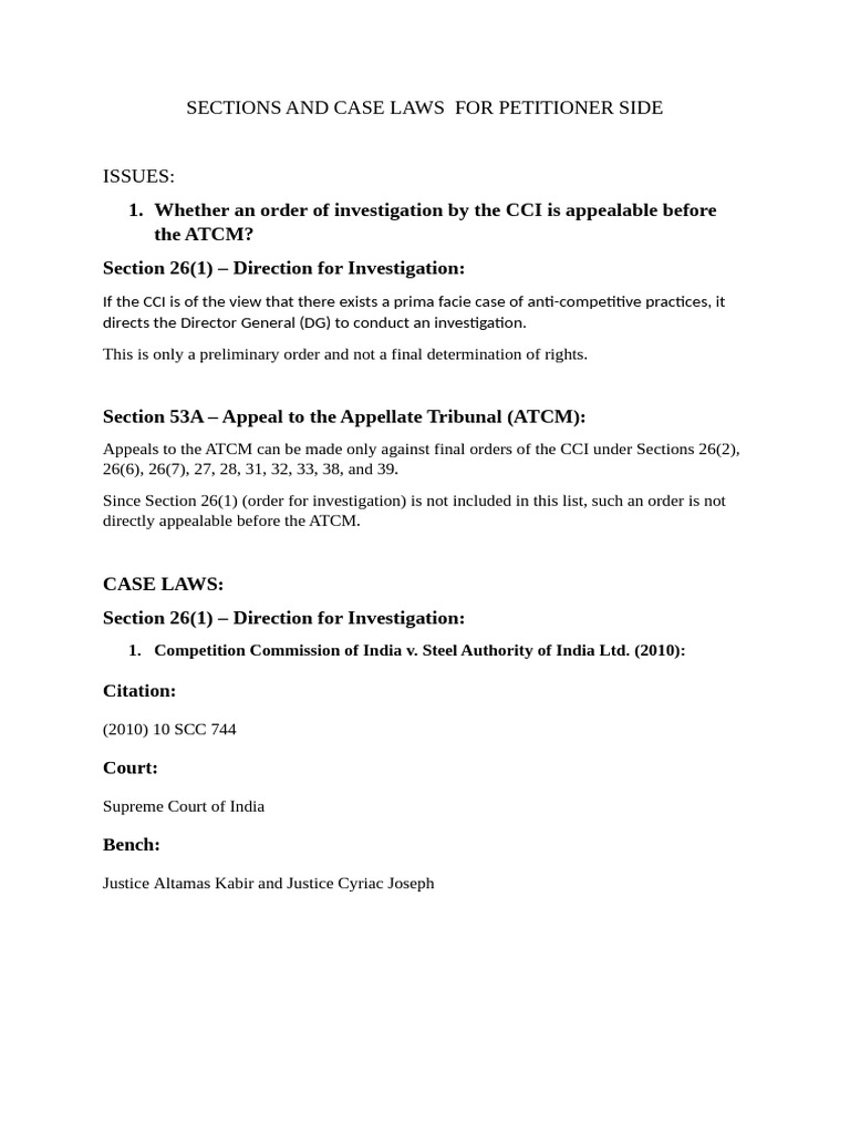 CCI Investigation Orders: Appealability Insights | PDF | Privacy | Facebook