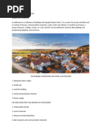 Grade 12 Settlement Geography | PDF | Village | River
