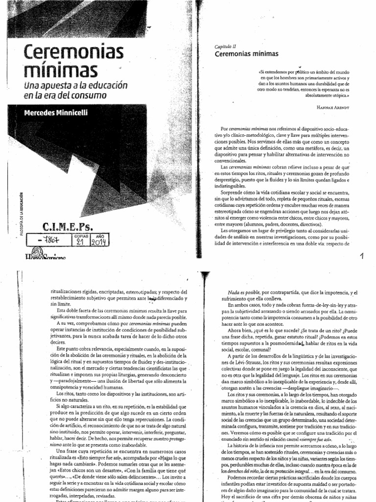 Minicelli Ceremonias Mínimas | PDF