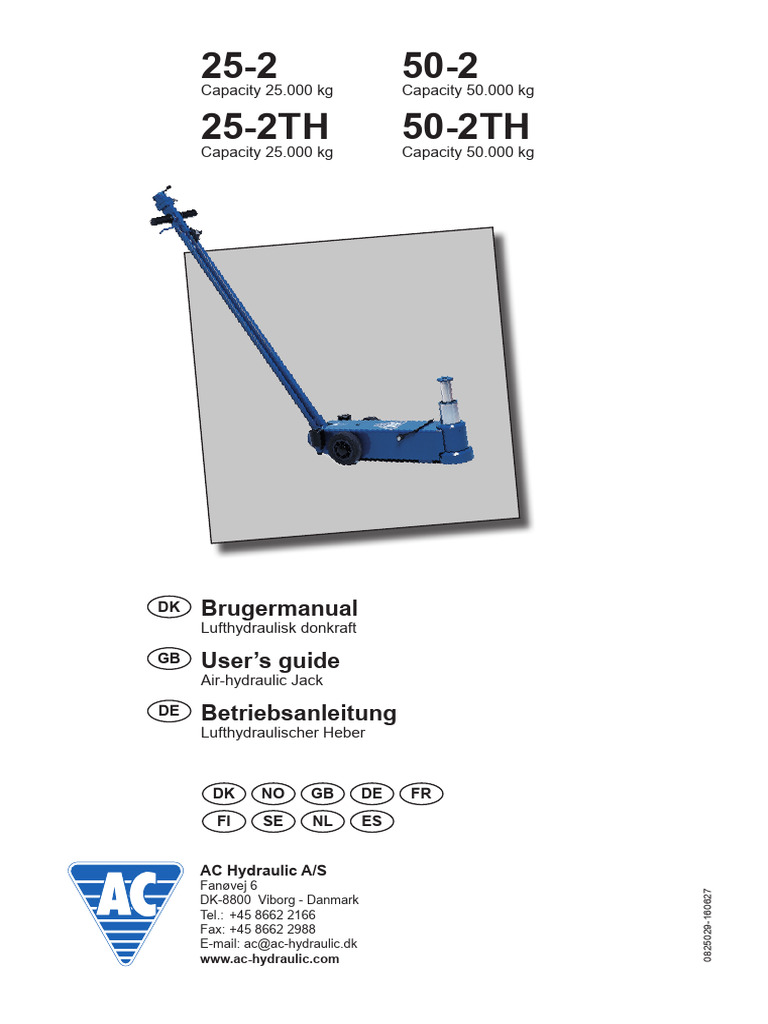 AC 25-50-2 Betriebsanleitung | PDF