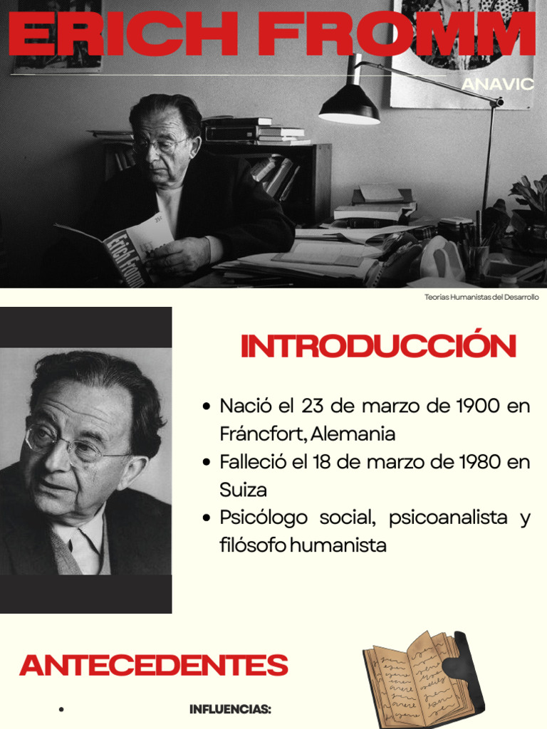 Erich Fromm: Humanismo y Psicología | PDF | Erich Fromm | Psicoanálisis