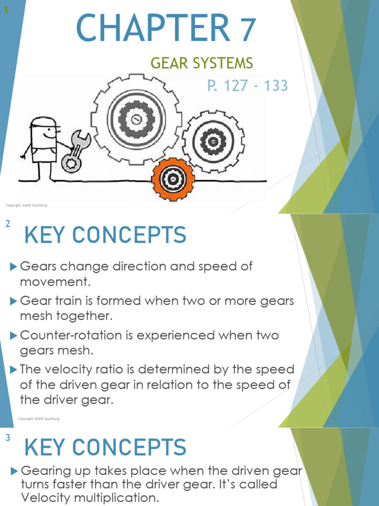 Chapter 7 - Gear Systems | PDF | Gear | Kinematics