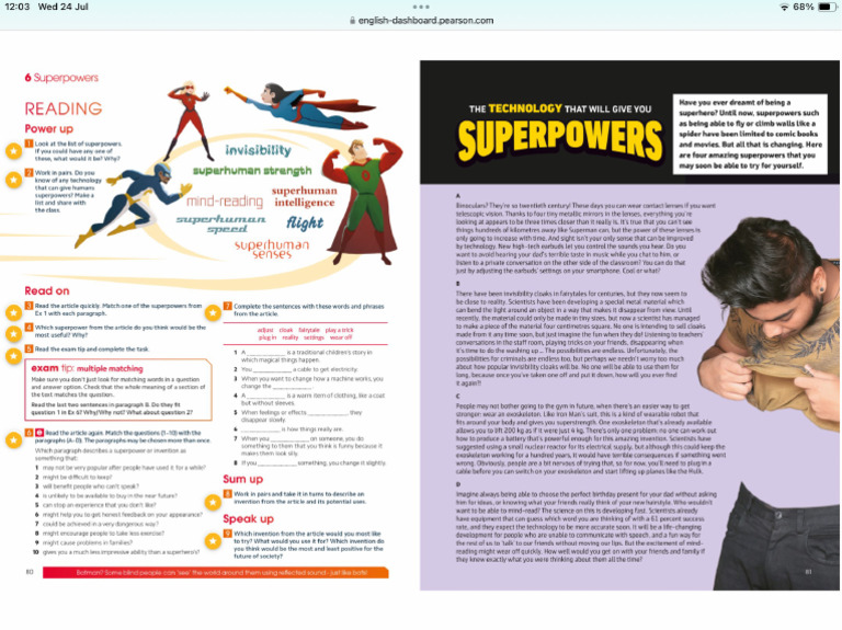 Reading Superpowers | PDF