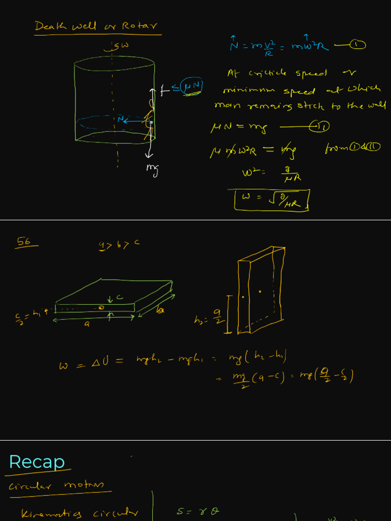 Vertical Circular Motion | PDF
