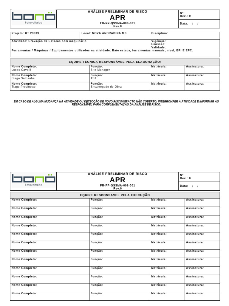 Apr Bate Estaca | PDF