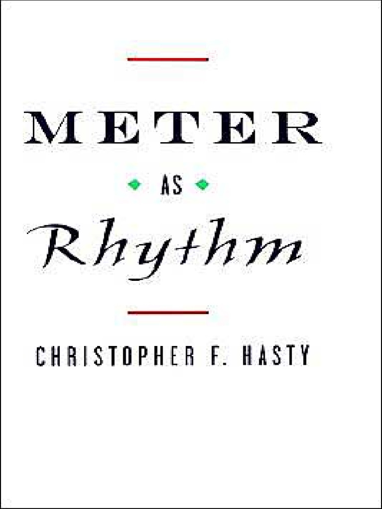 Understanding Meter and Rhythm in Music | PDF | Rhythm | Time