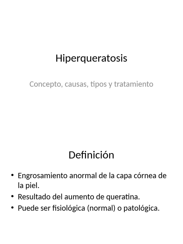 Hiperqueratosis | PDF