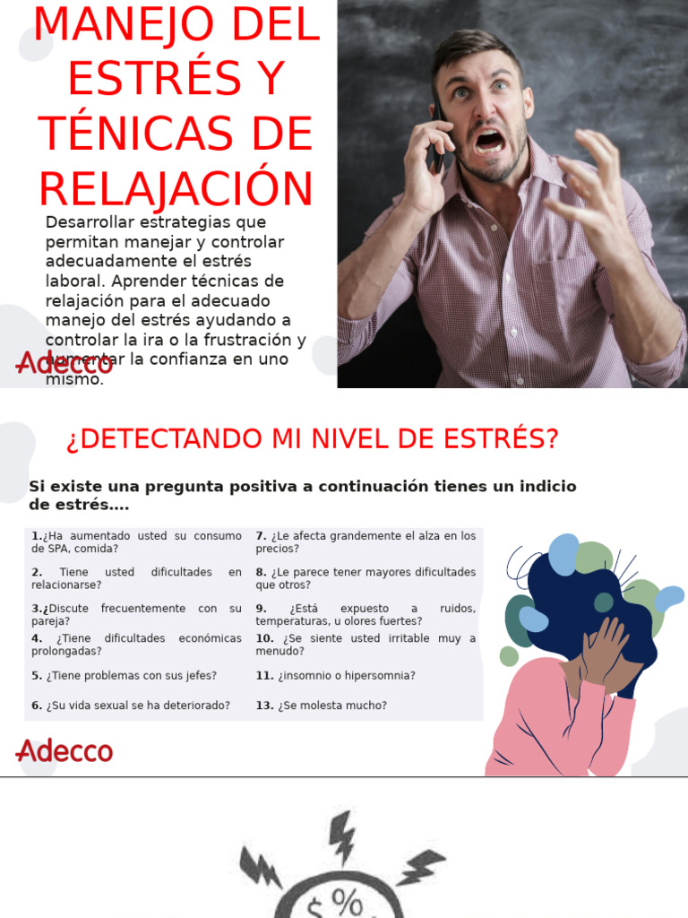 Estrategias para Manejar el Estrés Laboral | PDF | Estrés (biología ...