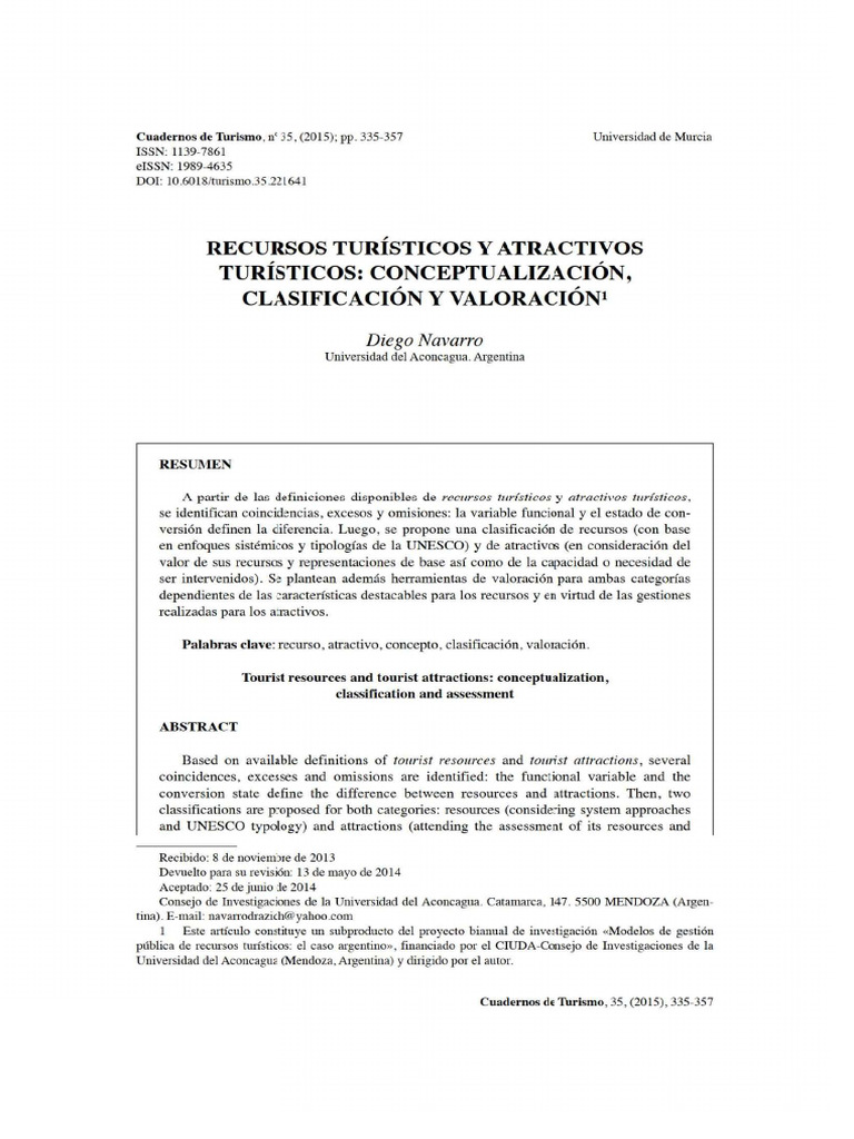 Atractivos Tur Sticos | PDF