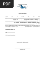 Modelo de Atestado Médico 1 | PDF