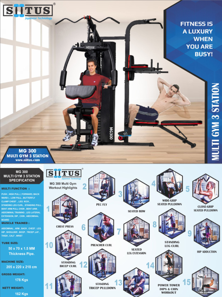 MG 300 Home Gym Brochure | PDF