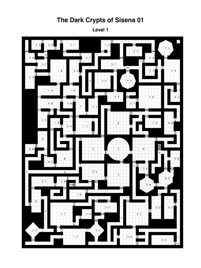 The Dark Crypts of Sisena 01 | PDF | Door