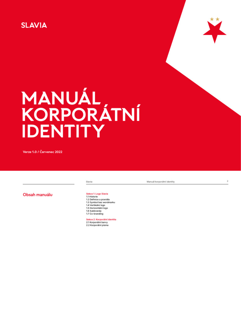 Slavia Manual Identity | PDF