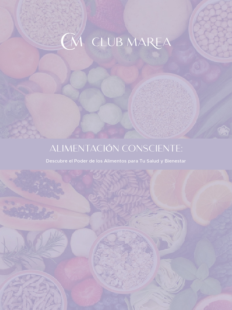 Alimentación Consciente para Bienestar | PDF | Nutrición | Dieta y ...