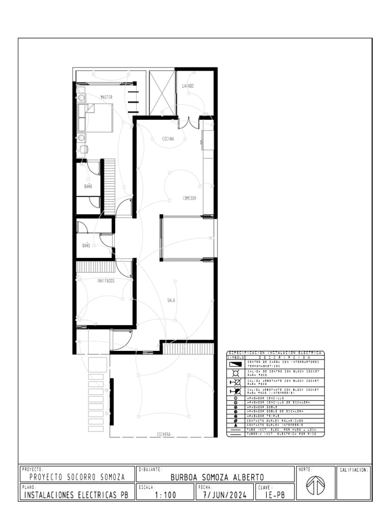 Salida Arbotante con Block Socket | PDF | Ingeniería de Edificación
