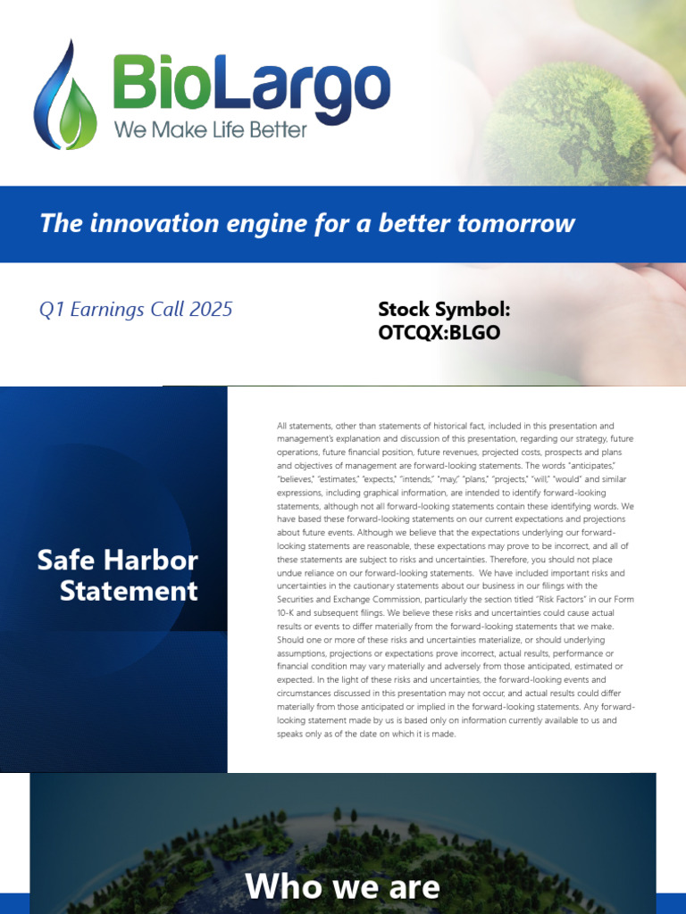 Q1 Earnings Call Deck (As Presented) | PDF | Risk