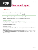 Suites Géométriques Exercices Corrigés | PDF | Séquence | Somme ...