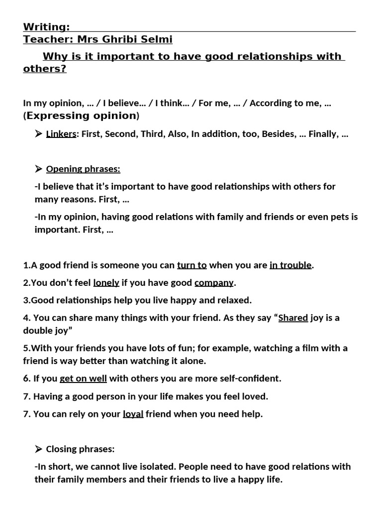 Writing Notes 8th Grade | PDF