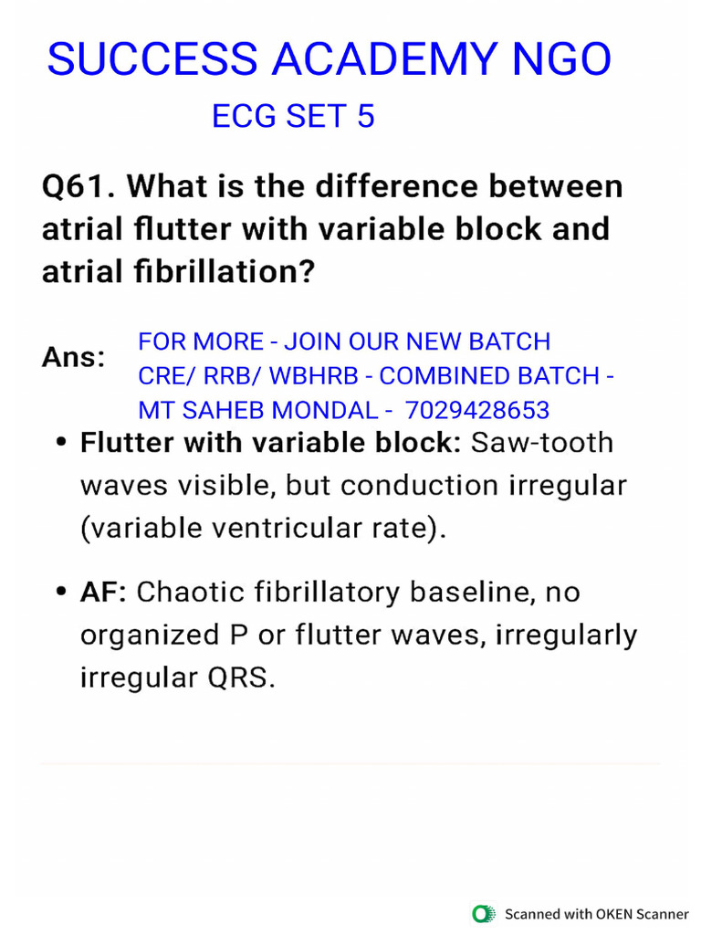 Ecg Set - 5 | PDF