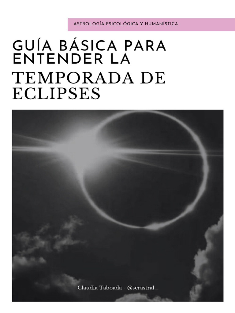 GUIA Temporada de Eclipses 2025 | PDF | Luna | Astrología