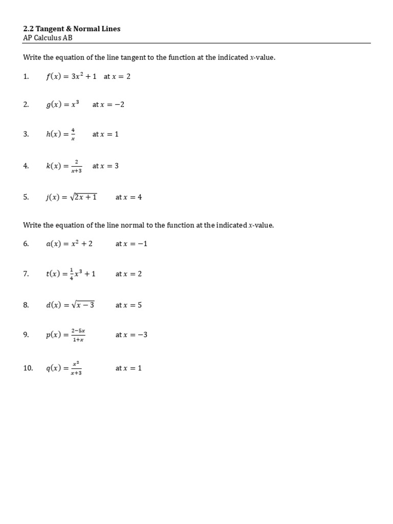 CalcABU2 WKSTB TanNormLines | PDF