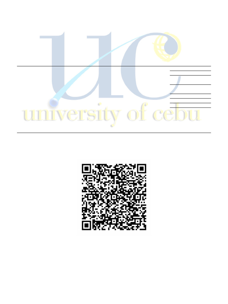 University of Cebu - Main: Official Study Load 1ST SEM. SY 2025-2026 | PDF