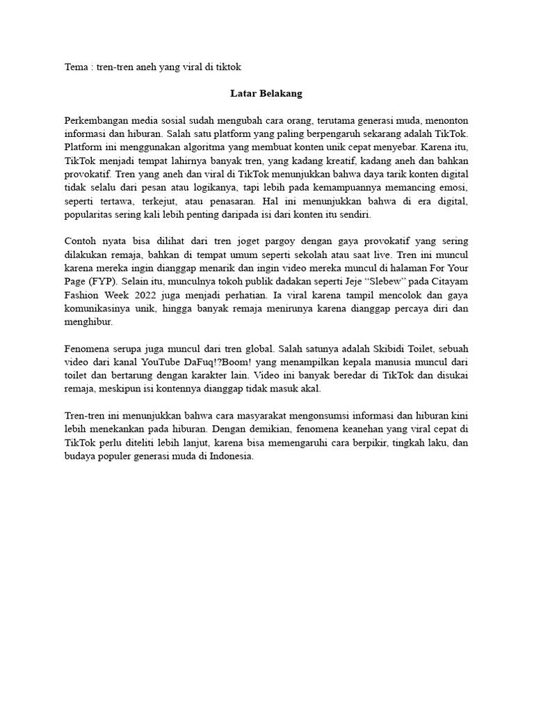 latar belakang | PDF