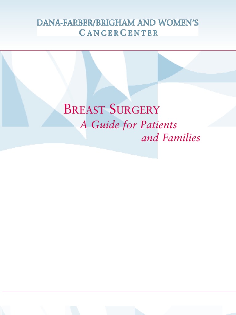 Breast Surgery | PDF | Anesthesia | Metastasis