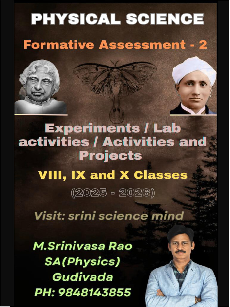 Chaduvu - 9 - PS - FA-2 Lab Activities and Projects 2025-26 by Srinivasarao Sir | PDF | Mixture ...