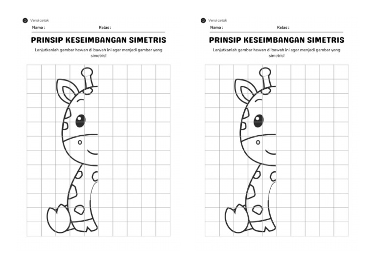 LKPD Seni Rupa Simetris | PDF
