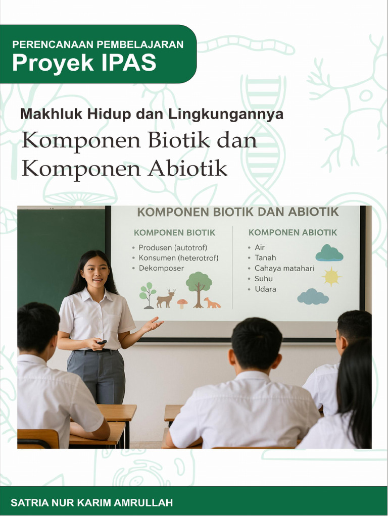 Pembelajaran Biotik dan Abiotik di Sekolah | PDF