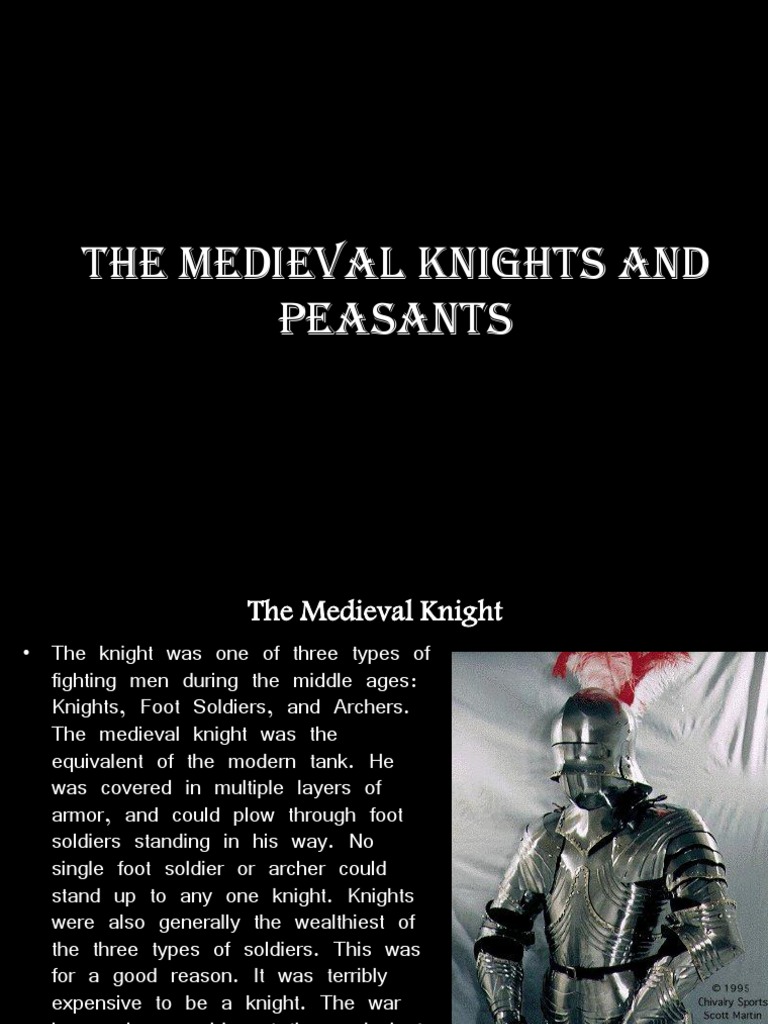 The Medieval Knights and Peasants | PDF | Knight | Armour