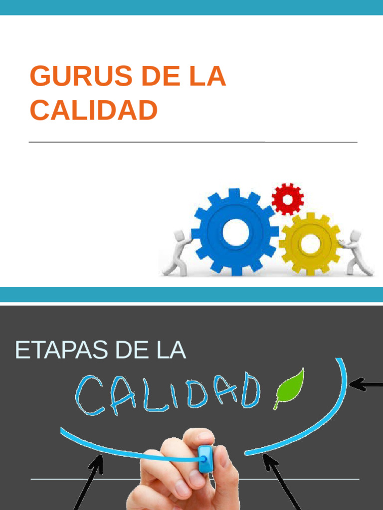 Etapas y Gurús del Control de Calidad | PDF | Calidad (comercial) | Six ...