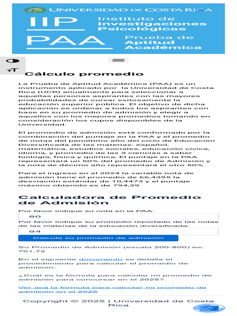 Cálculo Promedio | PDF