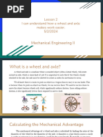 Understanding Wheel and Axle Mechanics | PDF | Friction | Axle