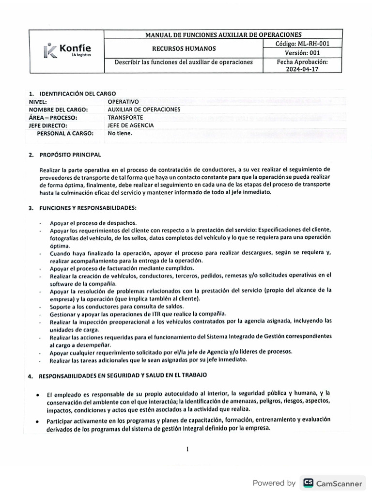 Manual de Funciones | PDF
