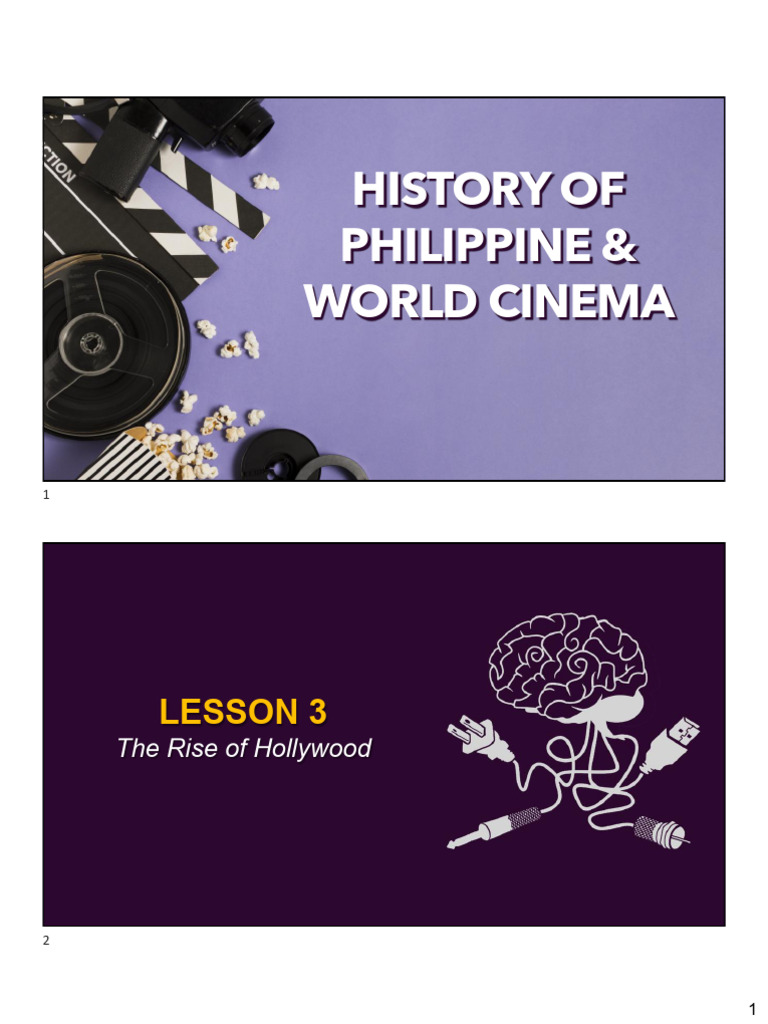 Hollywood Cinema: History & Innovations | PDF | Cinema Of The United ...