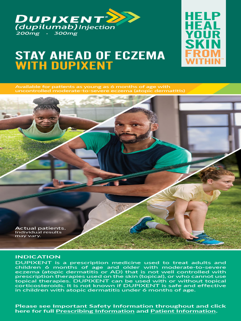 DUPIXENT Patient Brochure | PDF | Dermatitis | Topical Medication