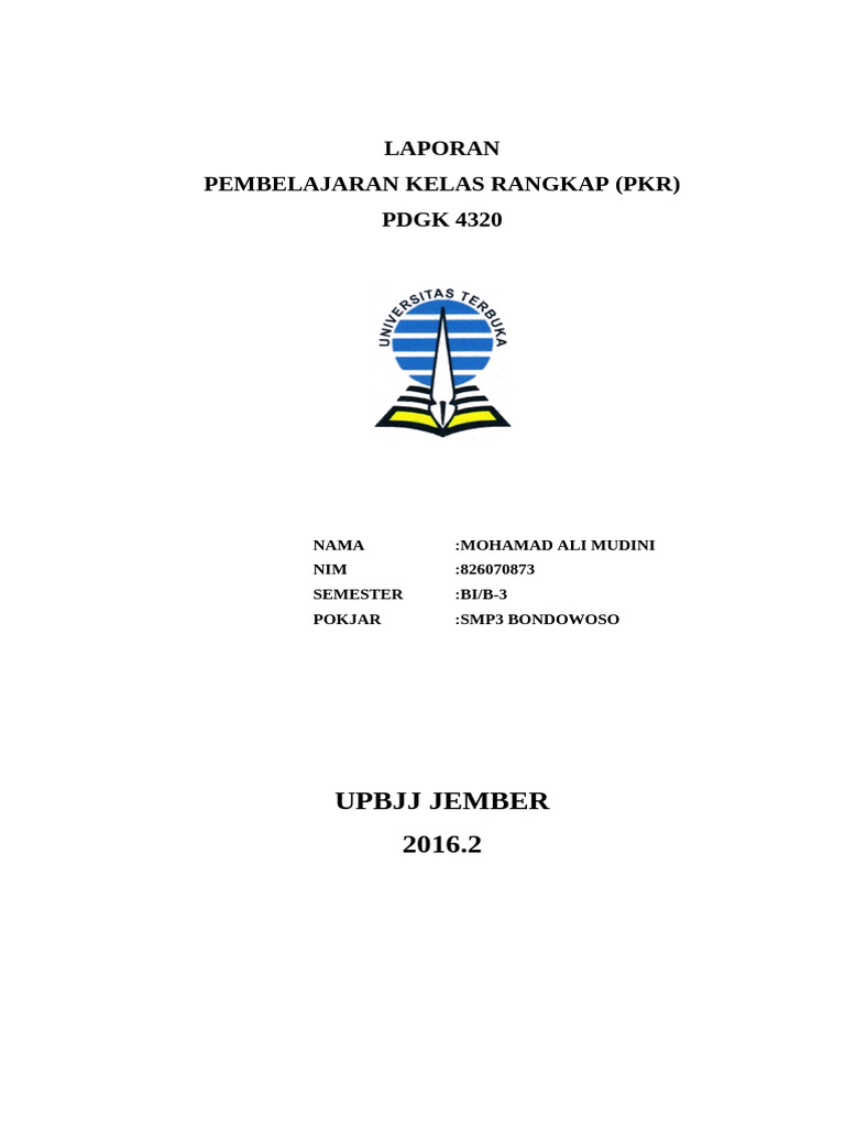 RPP Kelas Rangkap Model 2 | PDF